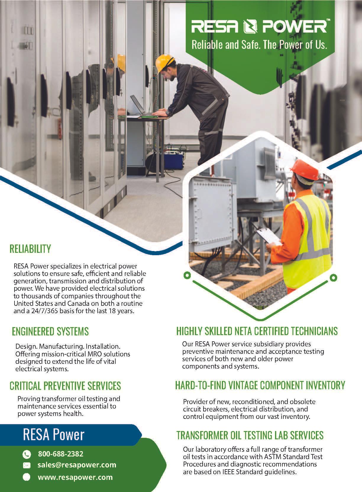 Power Service Literature | RESA Power