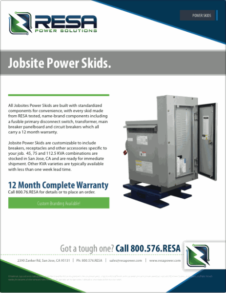 Power Service Literature | RESA Power