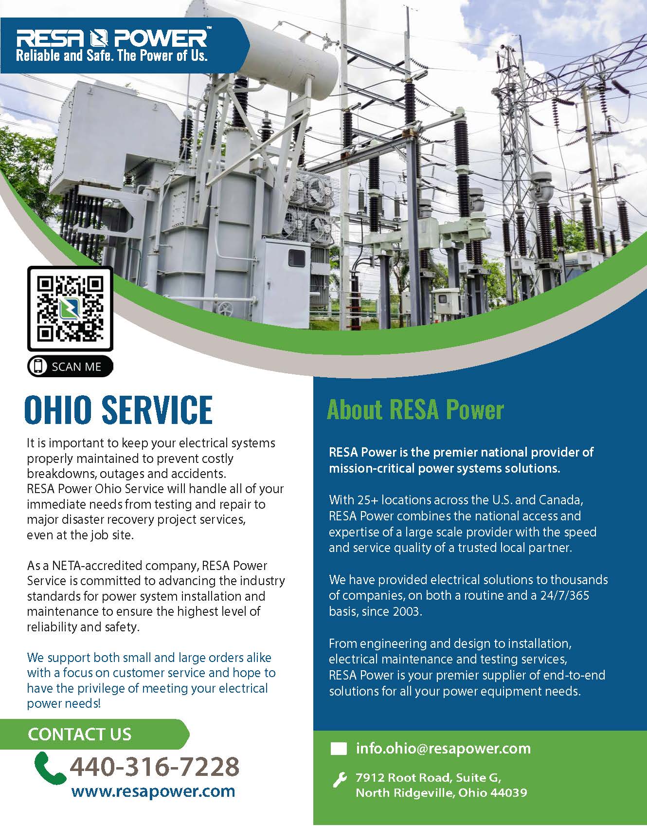 Data Sheets & Line Cards | RESA Power