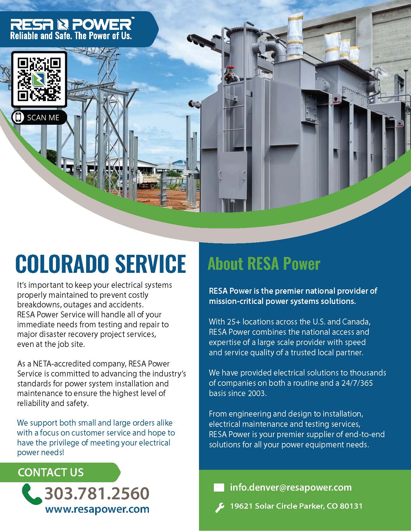 Data Sheets & Line Cards | RESA Power