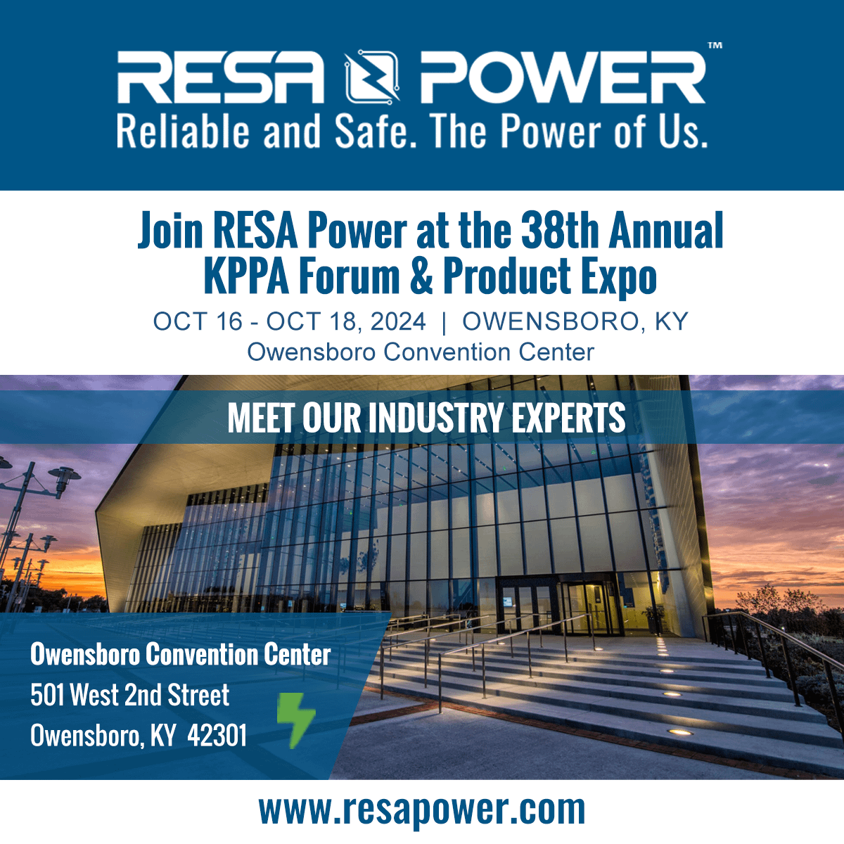 38th Annual KPPA Forum & Product Expo | RESA Power